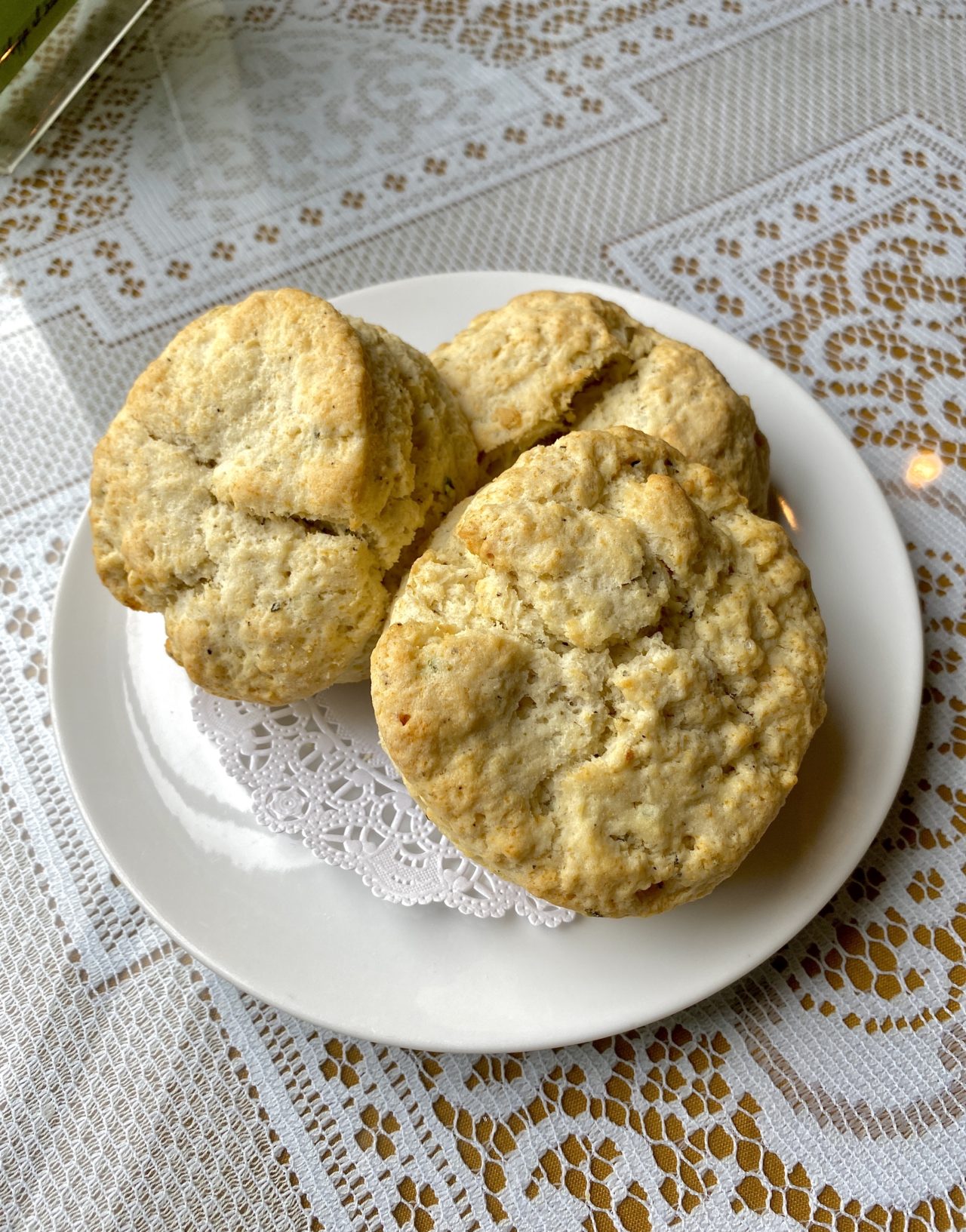 Savory Butter Scones - Perfect with a bowl of soup!