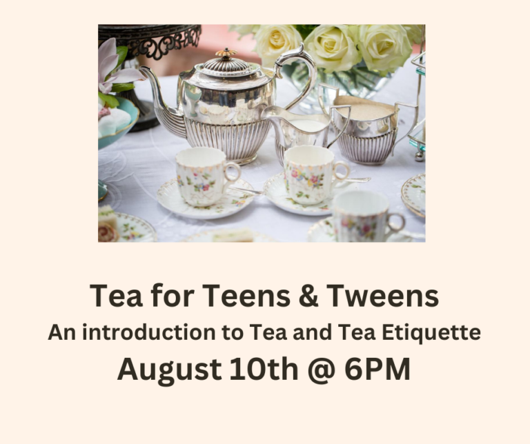 Tea for Teens - The Tea Shoppe