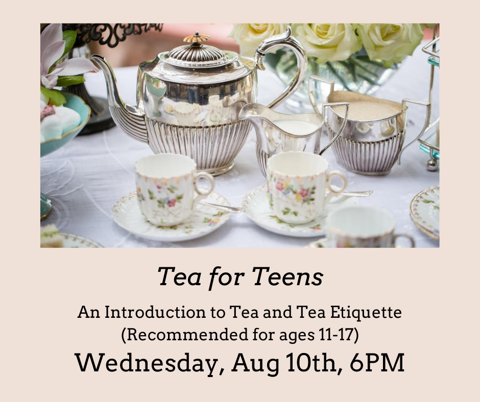 Tea for Teens - The Tea Shoppe